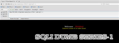 Sql Injection 1 Happy Hacking