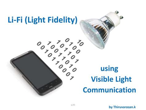 Li Fi Technology N Light Fidelitypptx