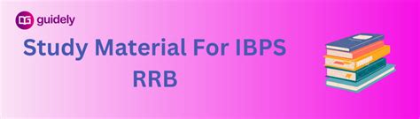 Ibps Rrb Study Material 2025 Pdf Free Download Po Clerk