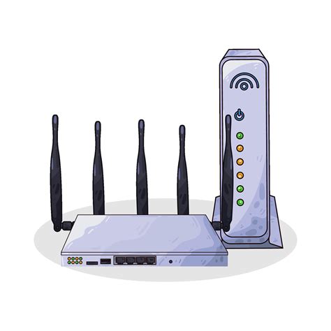 Illustration Of Wifi Router 46970125 Vector Art At Vecteezy