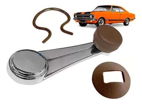 Kit Moldura Manivela Cromada Chevette Opala Caravan Marrom MercadoLivre