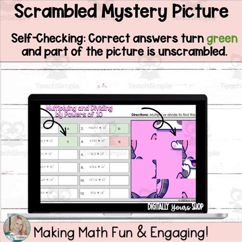 Multiplying And Dividing By Powers Of Digital Activity By Teach Simple