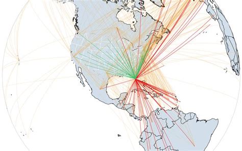 Florida Vs Other States Air Routes Chathura Jayalath Observable
