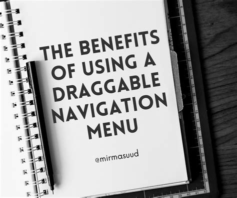 The Benefits Of Using A Draggable Navigation Menu By Mir Masuud On Dribbble