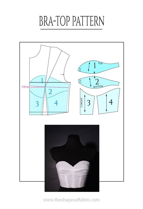 How To Draft Fitted Bodice Patterns For Strapless Garments Clothes
