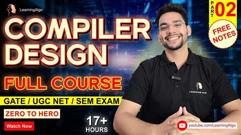 Compiler Design Full Course Part 2 For Gate Ugc Net Semester Exam Youtube