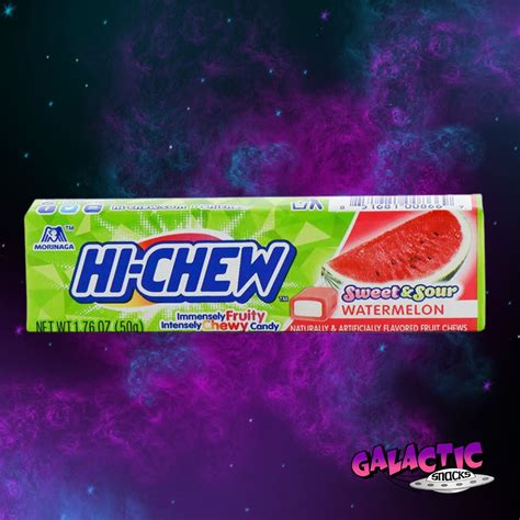 Hi Chew Sweet And Sour Watermelon Limited Edition Galactic Snacks