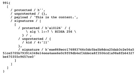 Json Message Signing Alternatives
