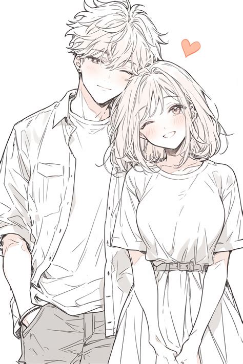 Anime Couples Drawing