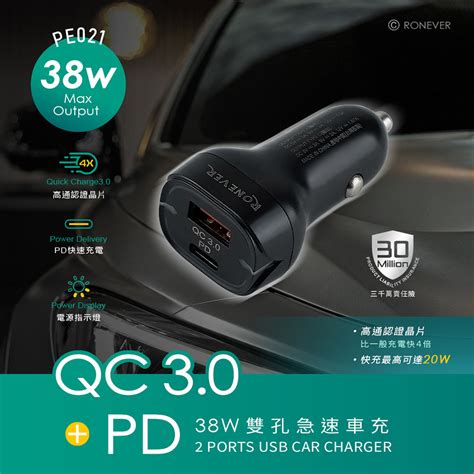 38w雙孔急速車充 向聯科技企業有限公司