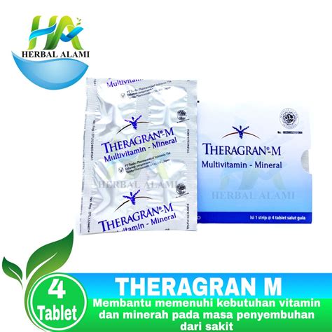 Jual Theragran M Multivitamin Dan Mineral Shopee Indonesia