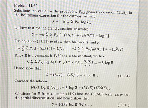 Solved Problem 11 6 Substitute The Value For The Probability Chegg Com