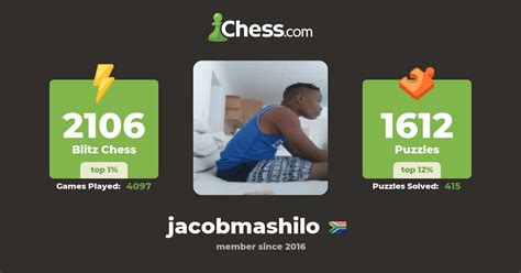 Jacob Mashilo Jacobmashilo Chess Profile