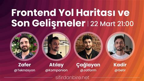 Frontend Yol Haritas Ve Son Geli Meler Kommunity