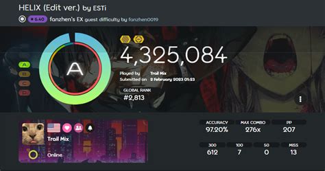 Trail Mix ESTi HELIX Edit Ver Fanzhen S EX Hollow Wings HDDT