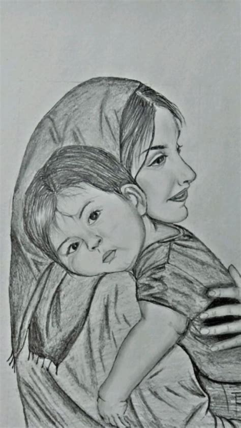 ☺️love You Mom 🥰😘 Mom Drawing Sketches Cute Drawings