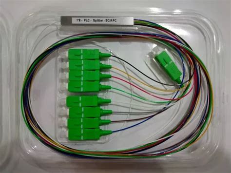 Splitter 1x8 Sc Apc Plc Monomodo Fibra Óptica Ftth Gpon Bcv MercadoLibre