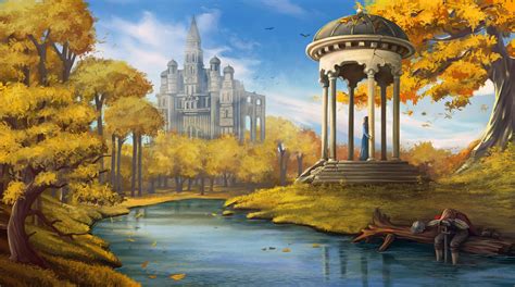 ArtStation - Golden garden