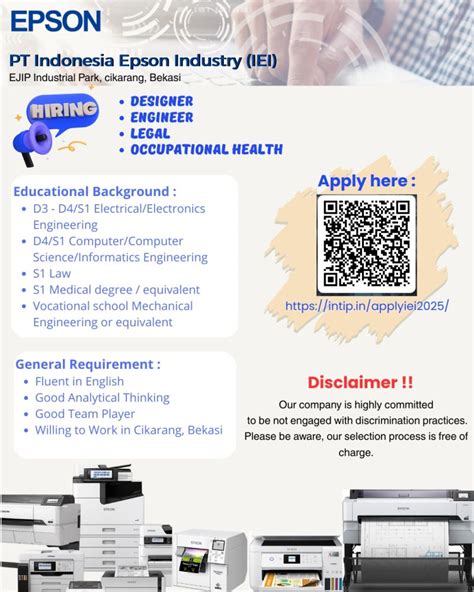 Pt Indonesia Epson Industry