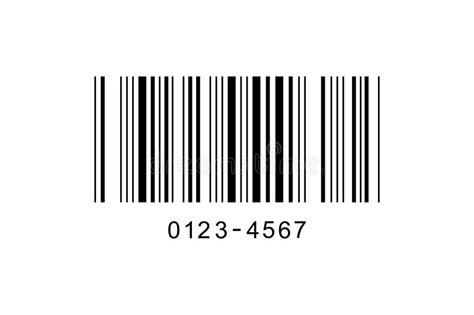 Bar Code Label Sample Barcode Icon Stock Vector Illustration Of