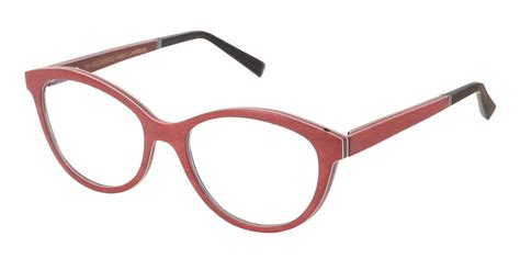 Gold And Wood Dea Eyeglasses Blink Optical