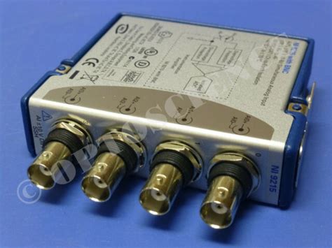 National Instruments Ni 9215 Cdaq Analog Input Module Bnc Simultaneous