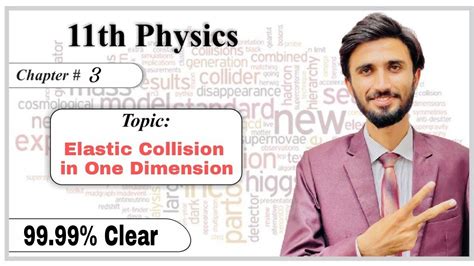 Elastic Collision In One Dimension Chapter 3 11 Class Physics Youtube