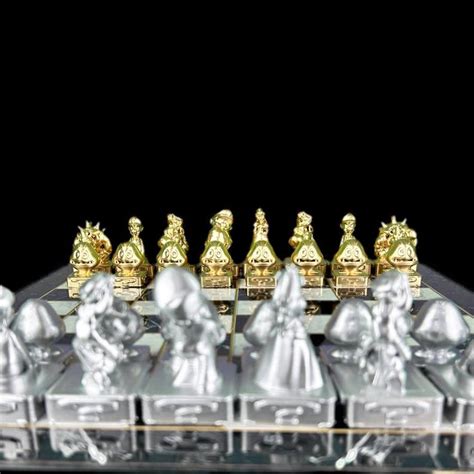 Mario Chess Set With Chessboard Supers Mario Chess Set Color Selection
