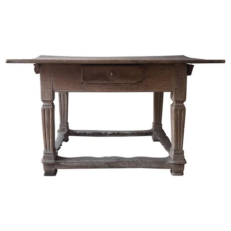 Mid 17th Century Dutch Oak Pay Table For Sale At Pamono