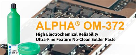 macdermid alpha introduces innovative solder paste enabling next