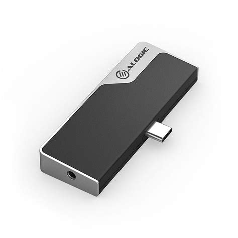 Alogic Usb C Dock Nano Mini For Ipad Pro And Surface Go Space Grey Uldnamn Ua Sgr Mwave