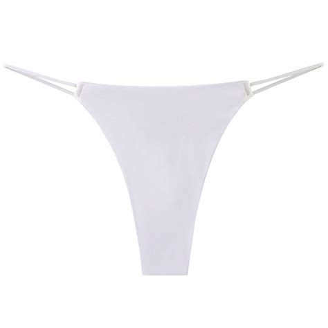 Virmaxy Womens Seamless Cheeky Panties Sexy Underwear Ice Silk Bikini