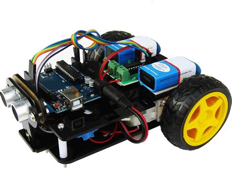 Buy Kit4curious Ultrasonic Sensor Based Obstacle Avoiding Robot Pre