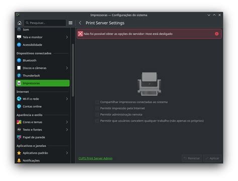 Erro Ao Adicionar Impressora No Arch Linux Iniciantes Diolinux Plus