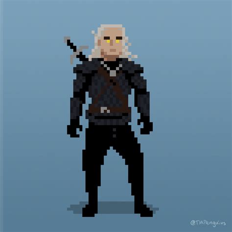 Witcher Pixel Art By Tmpenguins On Deviantart