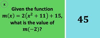 Function Notation Evaluating Functions Card Matching Activity