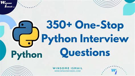 One Stop 350 Python Interview Questions TCS Accenture
