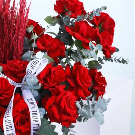 Adorn Full Bloom Red Roses Box Online Delivery