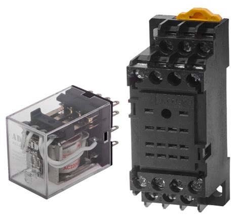 Stycznik Przekaźnik 230V AC 2x5A 1x10A z Podstawką Electro24 pl