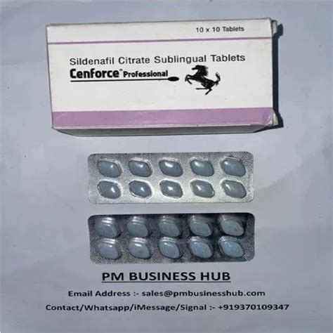 Sildenafil Citrate Sublingual Tablets Strength 50 Mg At ₹ 350strip