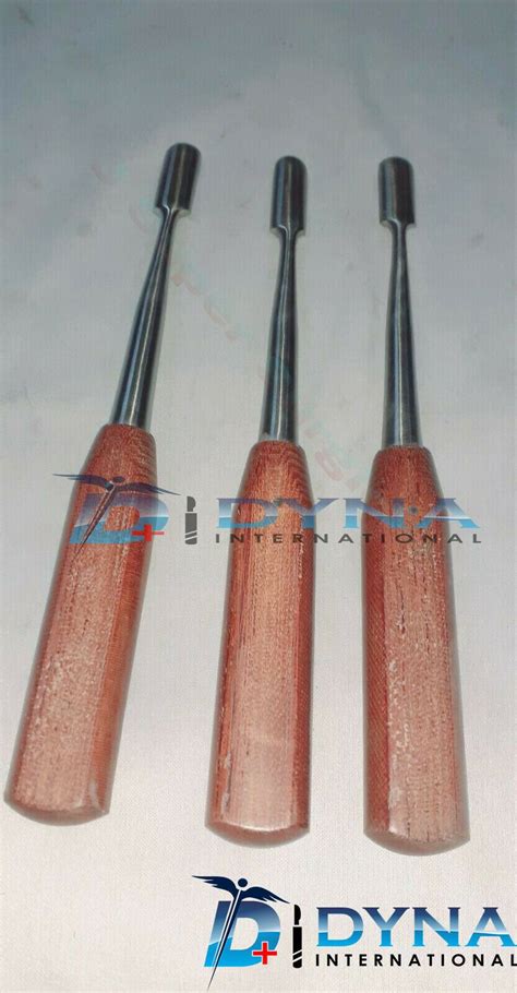 Capener Osteotome Bone Chisel Set Of 3 Pieces Orthopedic Instruments