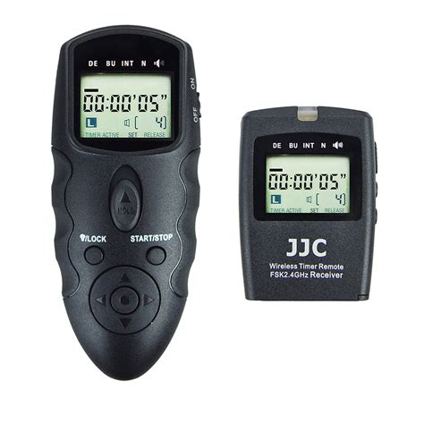Jjc Wireless Intervalometer Timer Remote Control Shutter Release For