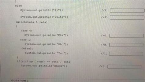 Solved What Is Printed By The Following Codo Segment In The