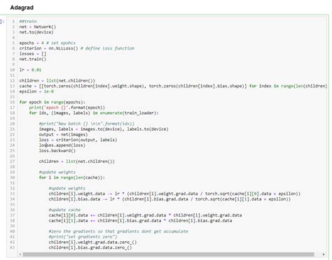 Loss Not Converging With Adagrad Pytorch Forums