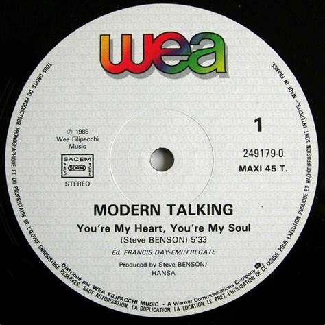 You Re My Heart You Re My Soul Von Modern Talking 12inch Bei