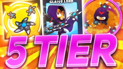Bloons TD Boomerang Monkey Th Tier GLAIVE LORD YouTube