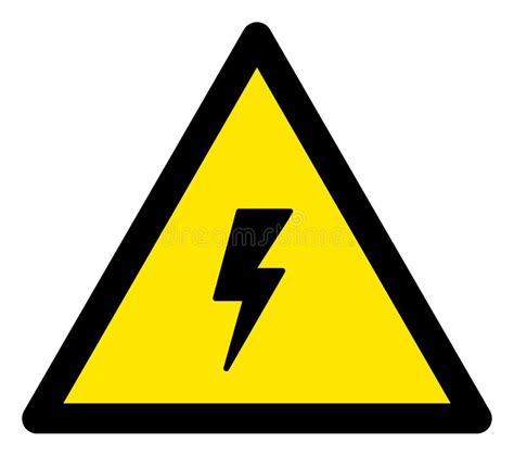 Yellow Triangle Lightning Bolt Stock Illustrations 199 Yellow Triangle Lightning Bolt Stock