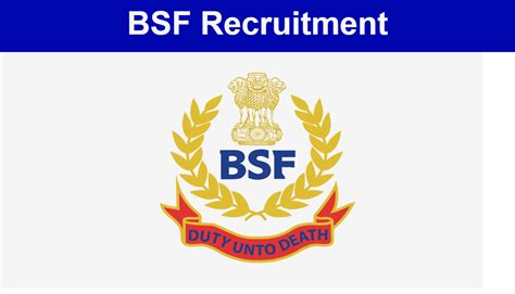 Bsf 166 Group B Group C Job Vacancy Apply Offline