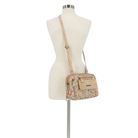 Multisac Zippy Triple Compartment Crossbody Bag