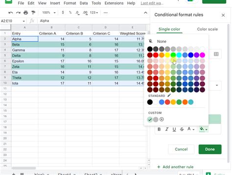 Google Sheets Color Every Other Row The Step By Step Guide